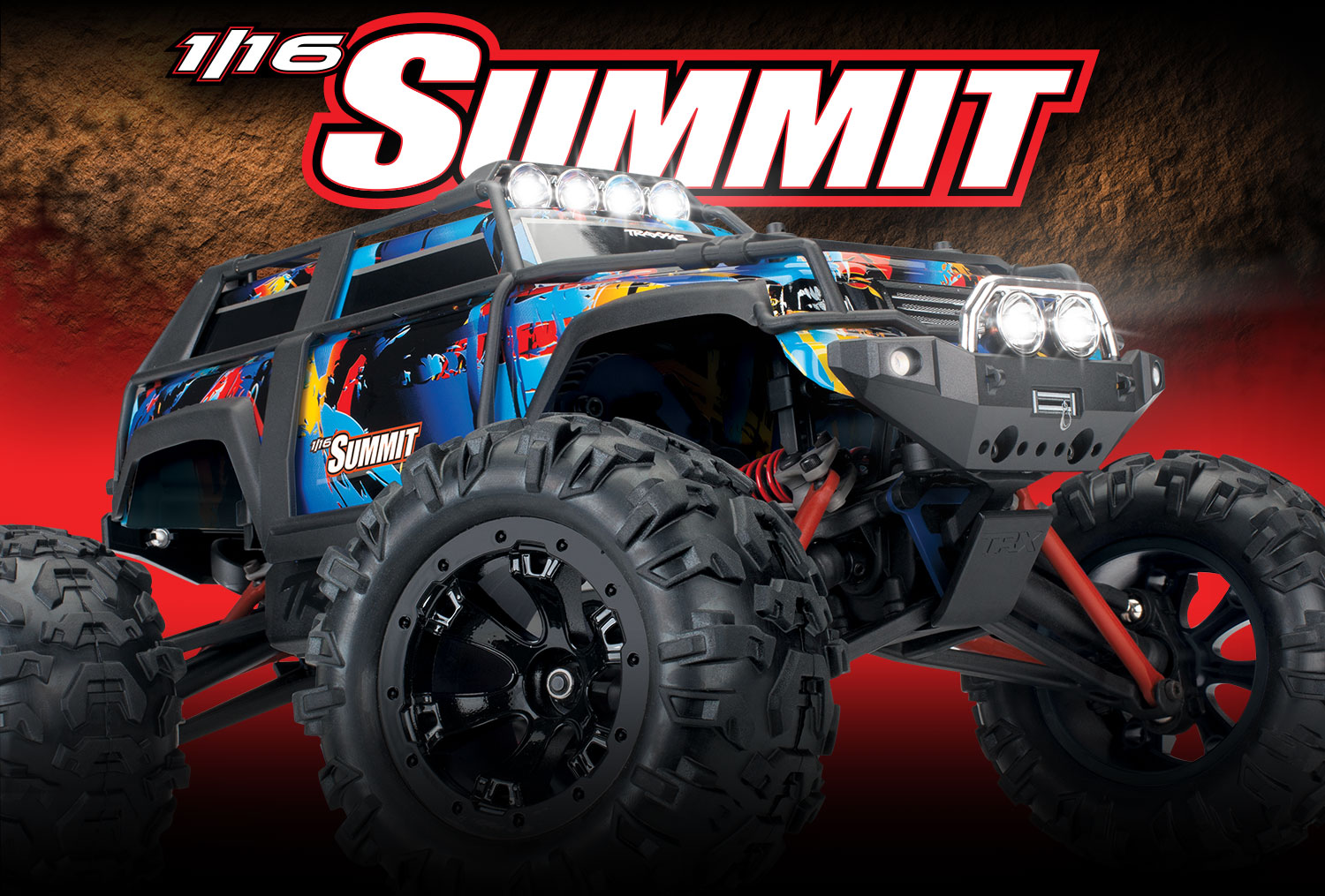 72054-5: Summit: 1/16-Scale 4WD Electric Extreme Terrain Monster Truck ...